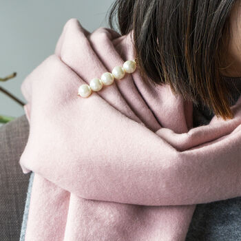 multi pearl scarf pin brooch by studio hop | notonthehighstreet.com