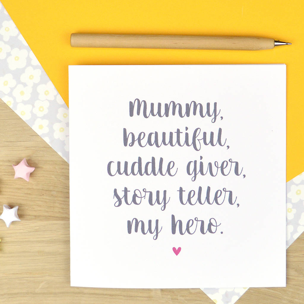 personalised card for mum by pink and turquoise | notonthehighstreet.com