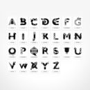 Black And White Alphabet Flash Cards By The Jam Tart ...