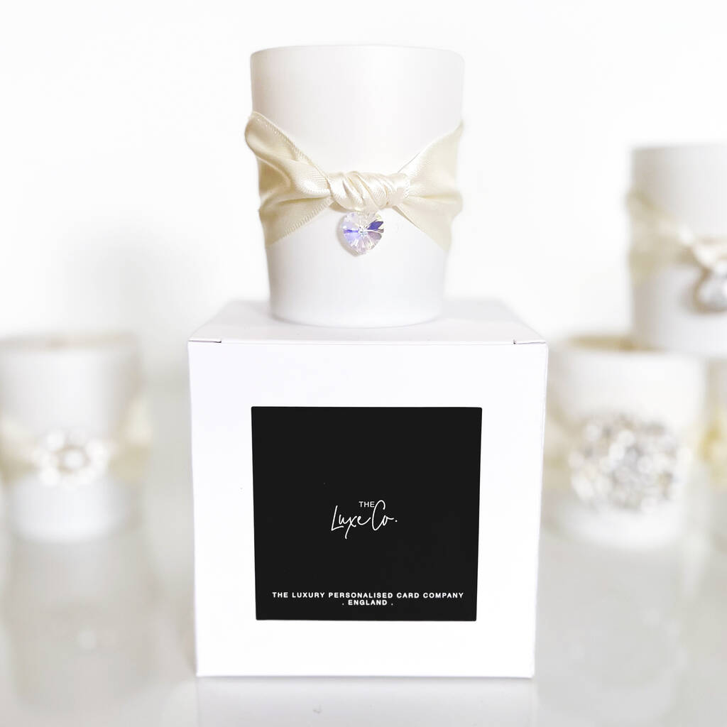 Bedazzled Personalised Crystal Luxury Wedding Card By The Luxe Co ...