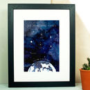 personalised universe family print by this is nessie ...