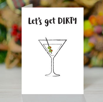 'let's Get Dirty' Greetings Card By Loveday Designs ...