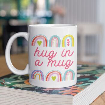 Hug In A Mug Rainbow Mug By Tea Please | notonthehighstreet.com