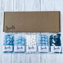 Blue Velvet Letterbox Sweets Gift Box By Sweets In The Post ...