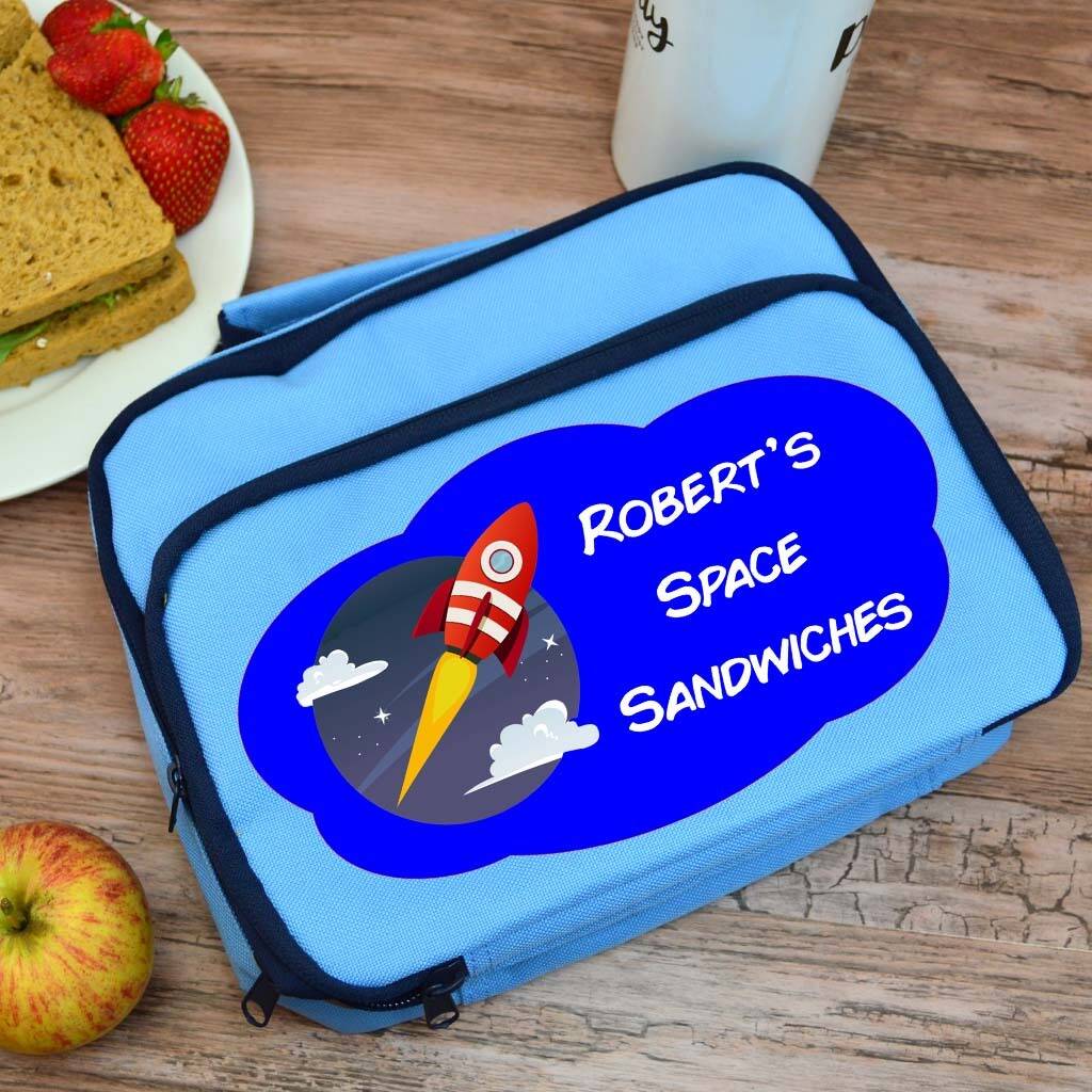 Personalised Rocket Lunch Bag By GiftsOnline4U | notonthehighstreet.com