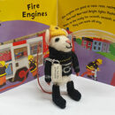 firefighter mouse by sew heart felt | notonthehighstreet.com