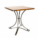 Industrial Vintage Square Bistro Café Table By The Orchard Furniture ...