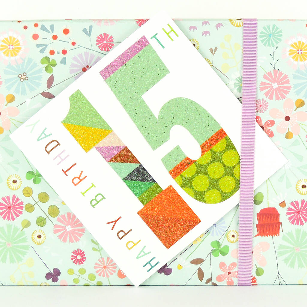 Sparkly 15th Birthday Card By Kali Stileman Publishing ...