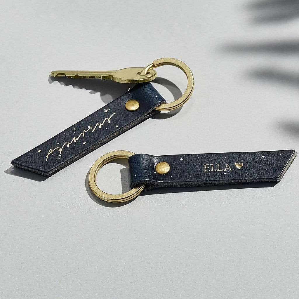 Personalised Star Sign Coin Purse + Keyring Set By SBRI