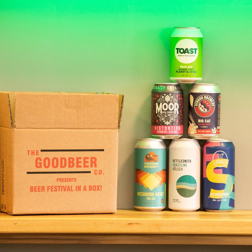 Plant Based Craft Beer Selection Box By The Good Beer Company ...