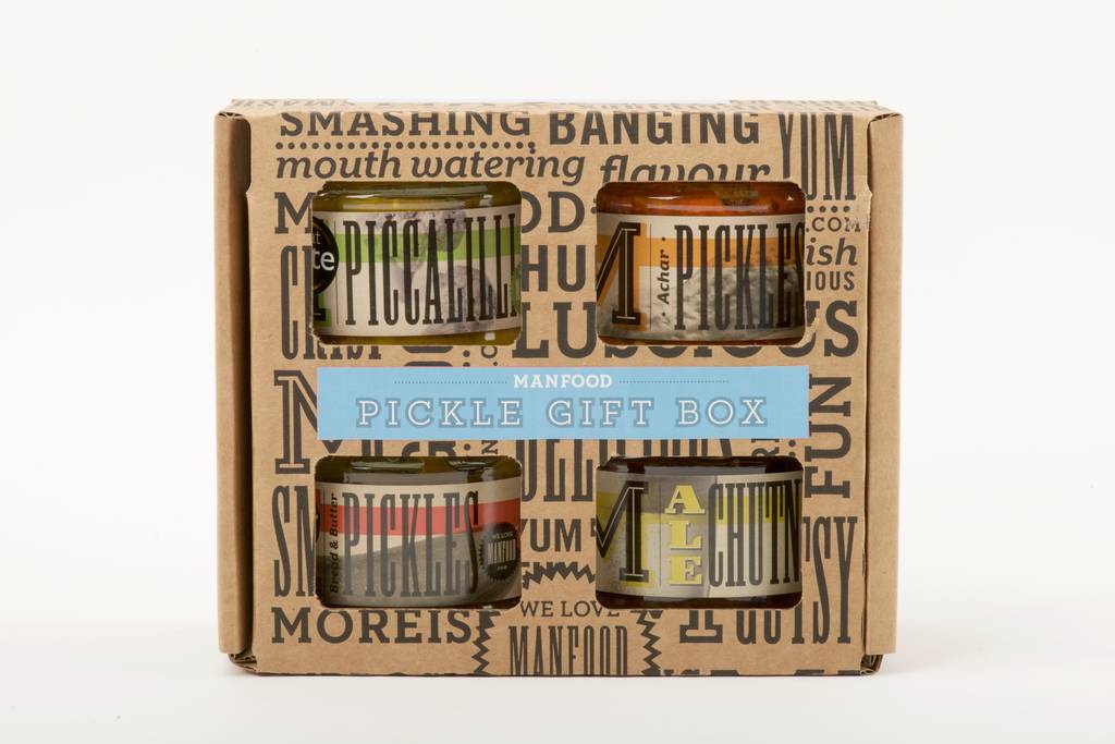 manfood pickle gift box by manfood | notonthehighstreet.com