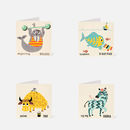A To Z Greeting Card By Noodoll | notonthehighstreet.com