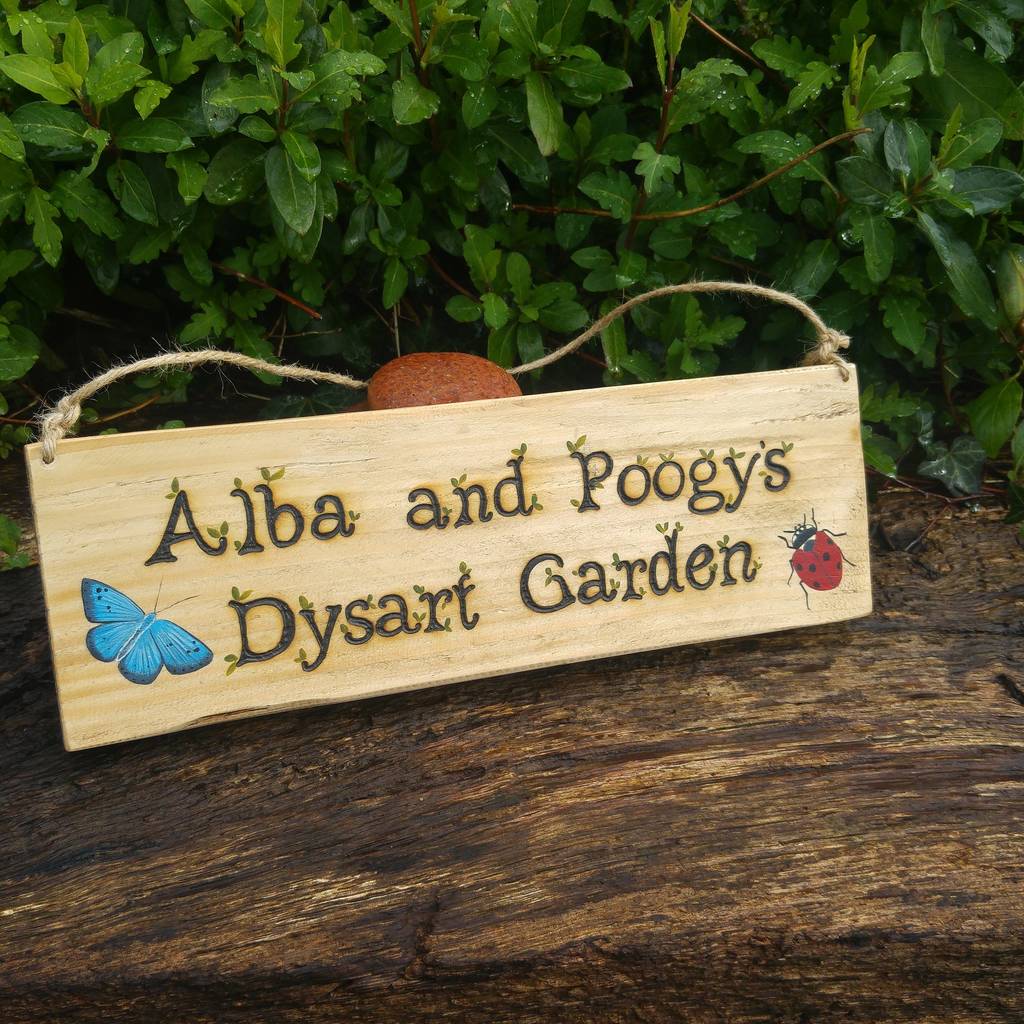 Children's Illustrated Insect Signs By Seagirl and Magpie ...