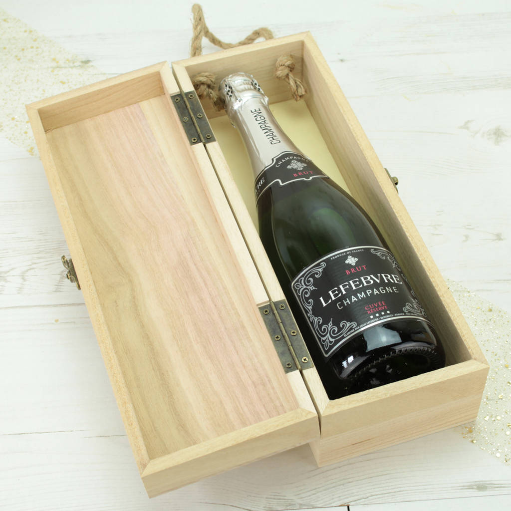 personalised retirement wooden bottle box by dreams to reality design ...
