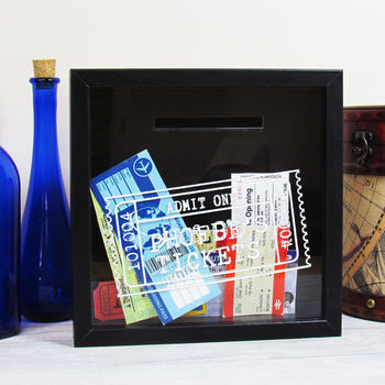 Personalised Ticket Collection Box By Perfect Personalised Gifts ...