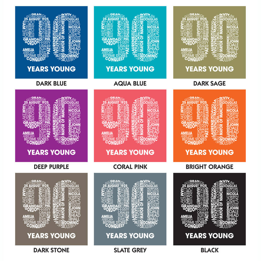 90th Birthday Printables