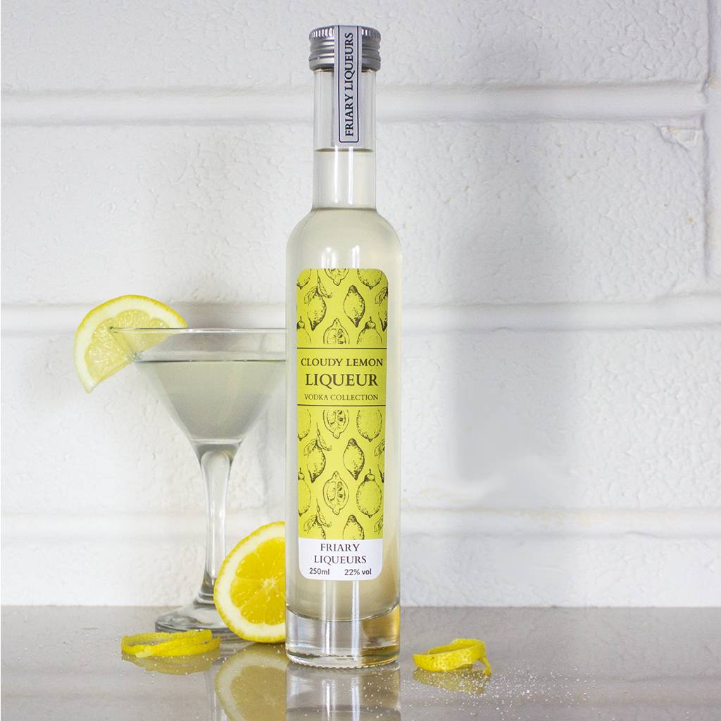 cloudy lemon vodka by friary liqueurs | notonthehighstreet.com