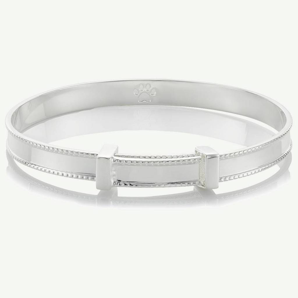 heritage christening bangle by molly brown london | notonthehighstreet.com
