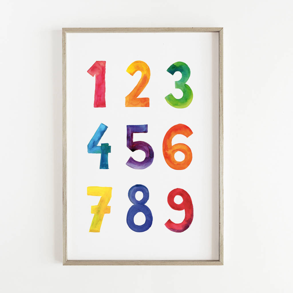 Nursery Numbers Print By Jo Hill Art Prints Notonthehighstreet Nursery Numbers Print By Jo Hill Art Prints Notonthehighstreet