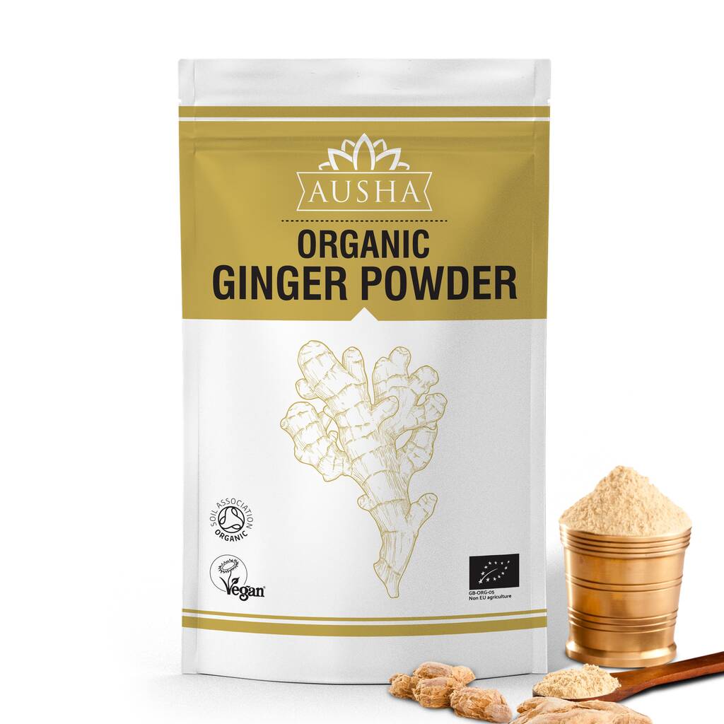 Organic Ginger Root Powder 100g By Ausha | notonthehighstreet.com