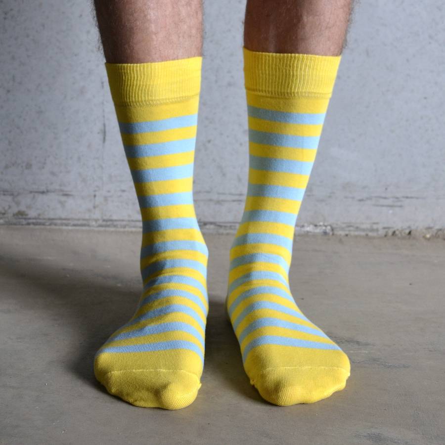 Stripey Socks By Tom Lane | notonthehighstreet.com