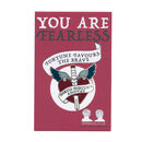 You Are Fearless Motivational Latin Motto Enamel Pin By Two Little Boys ...