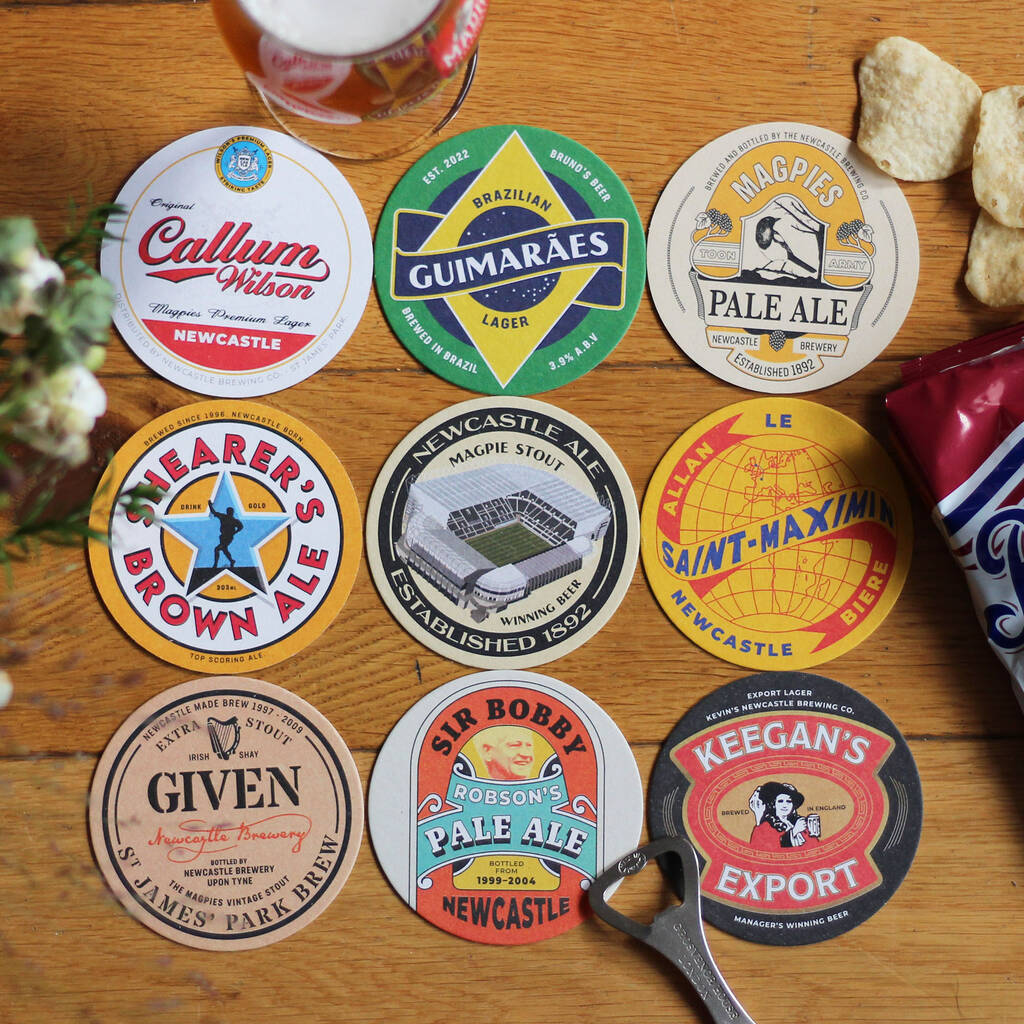 Newcastle Pint Glass By Jack's Posters | notonthehighstreet.com