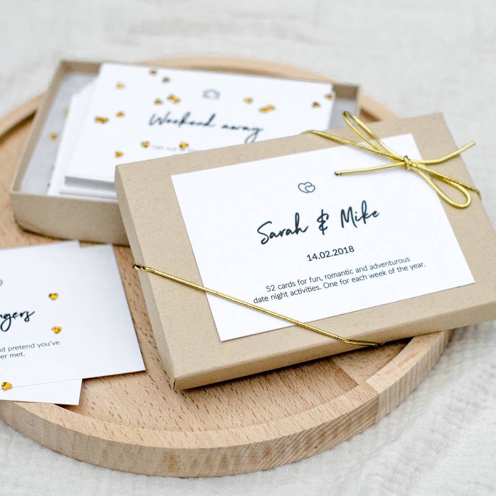52 Date Night Cards By Thispaperbook Notonthehighstreet