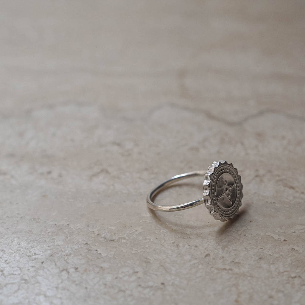 Compass Ring By Bianca Jones Jewellery | notonthehighstreet.com