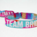Team Bride Multicoloured Hen Party Wristbands By Wedfest ...