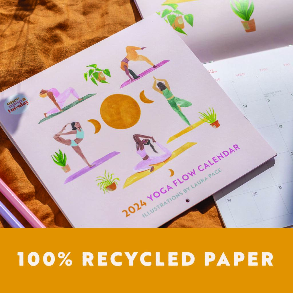 2024 Laura Page Calendar | Yoga Flow | Artist Collab By Good Tuesday