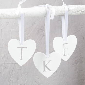 Personalised Acrylic Heart Decoration By Twenty Seven ...