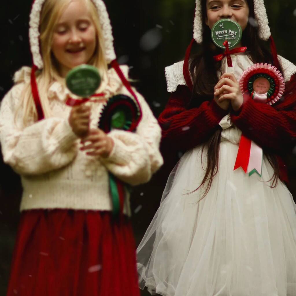 North Pole Magic And North Pole Star Lollipop Set By Grey Star Interiors