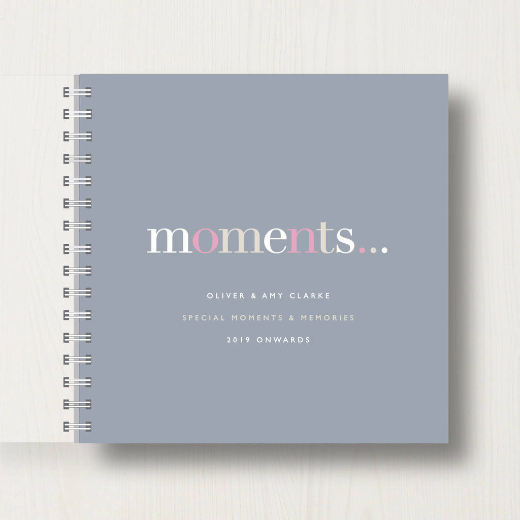 Personalised 'Moments' Memory Book By Designed | notonthehighstreet.com