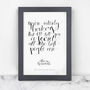 Monochrome Calligraphy 'Bonkers' Typography Print By Bookishly ...
