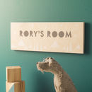 Personalised Wooden Scandinavian Style Room Name Sign By Oakdene ...