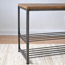 Hampstead Industrial Storage Bench By Möa Design | notonthehighstreet.com
