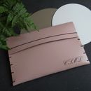 recycled leather folder document wallet by artbox | notonthehighstreet.com