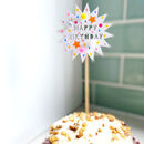 Personalised Birthday Cake Topper By Squirrelbandit ...