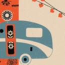 Caravan Greetings Card By Rocket 68 | notonthehighstreet.com