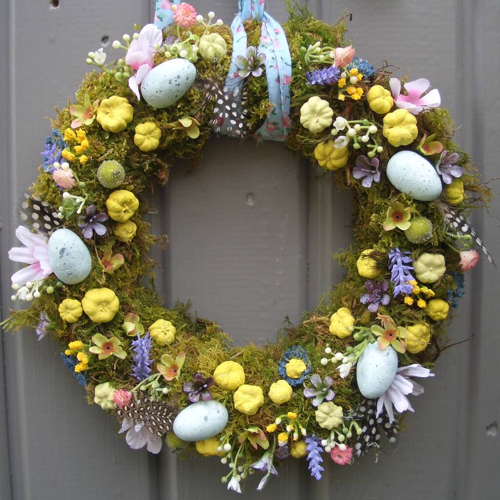 Easter Spring Summer Wreath By Pippa Designs | notonthehighstreet.com
