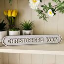 Personalised Children's Bedroom Name Road Sign By Craft Heaven Designs ...
