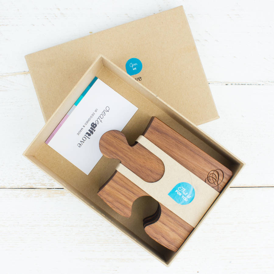 personalised wooden gift set of four walnut coasters by create gift ...