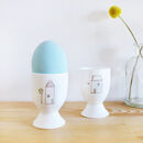 Pair Of House Egg Cups By Charlotte Macey | notonthehighstreet.com