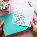 'rock This Marriage Shit' Wedding Card By Purple Tree Designs ...