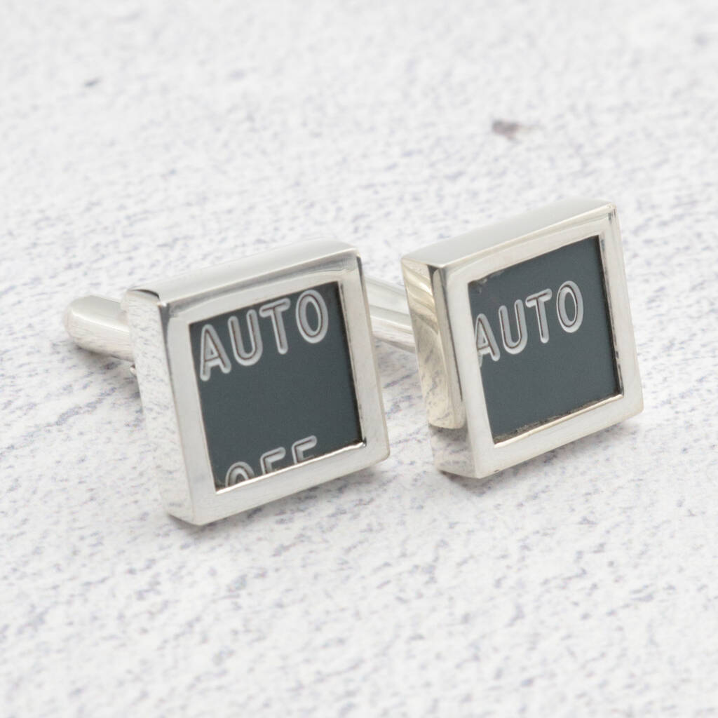 concorde sterling silver cufflinks by hepburn & hughes ...