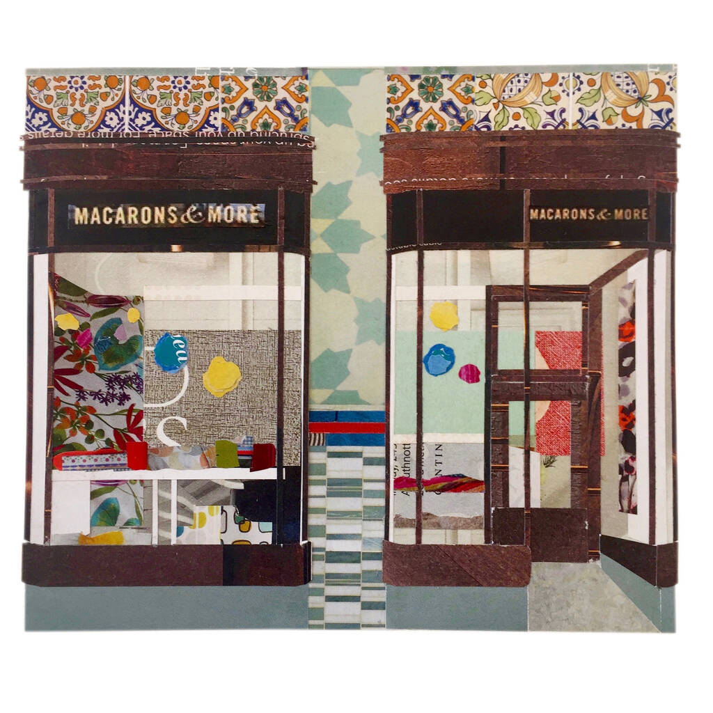 Personalised 'Favourite Place' Collage Illustration By Soodle Street Studio