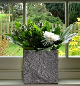Surmi Natural Slate Vase By Foras | notonthehighstreet.com