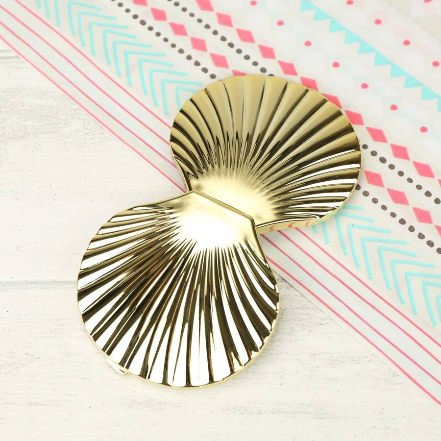 shell compact mirror by lisa angel | notonthehighstreet.com