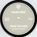 real vinyl record personalised label 45rpm by vinyl village ...